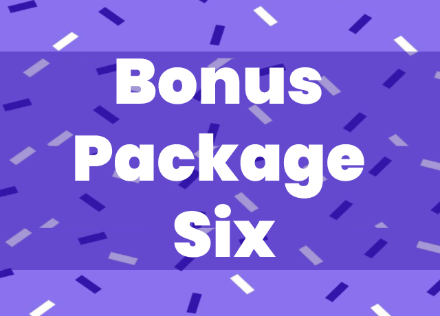 Bonus Package 6 - Nichetees Free Bonus Packages for video creation