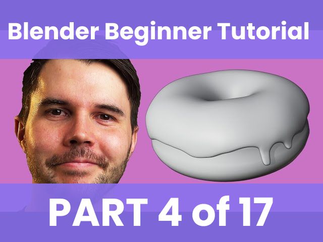 Blender 3 Beginner Tutorial - Modelling Tutorial - Donut Part 4 - Nichetees